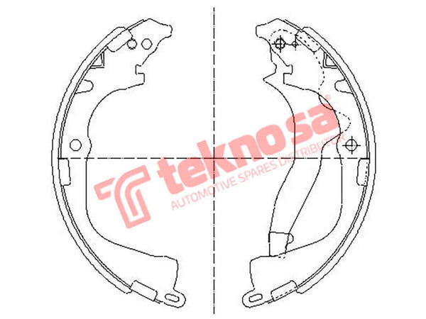 BRAKE SHOES - OPT1009PB (OPTIMA) (OPTIMA) | Top-Quality Vehicle Parts