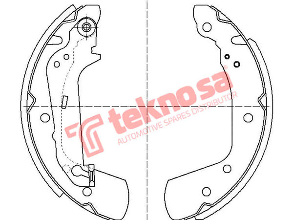 BRAKE SHOES - OPT1030PB (OPTIMA) (OPTIMA) | Top-Quality Vehicle Parts