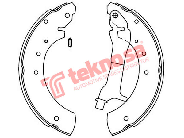 BRAKE SHOES - OPT632PB (OPTIMA) (OPTIMA) | Top-Quality Vehicle Parts