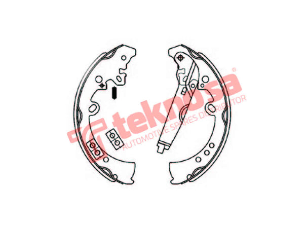 BRAKE SHOES - OPT646PB (OPTIMA) (OPTIMA) | Top-Quality Vehicle Parts