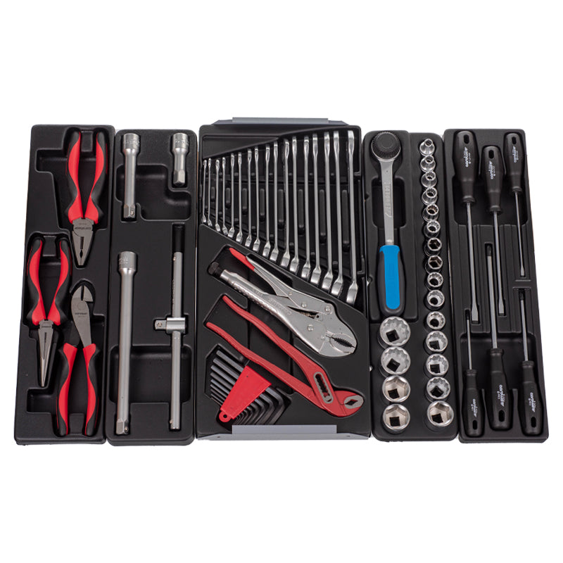 Gedore & Carolus Tool Box With Tools - 60 Piece For Sale