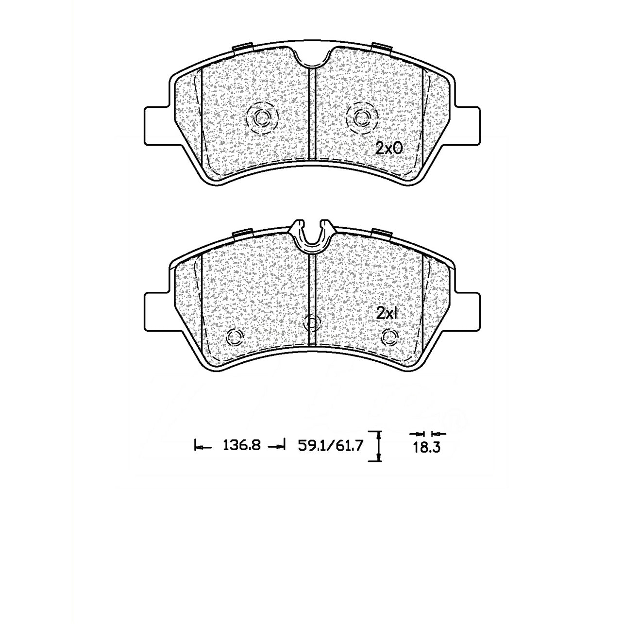 Brake Pad Set - Ate1374 (Ate) | Top-Rated Vehicle Accessories at ...