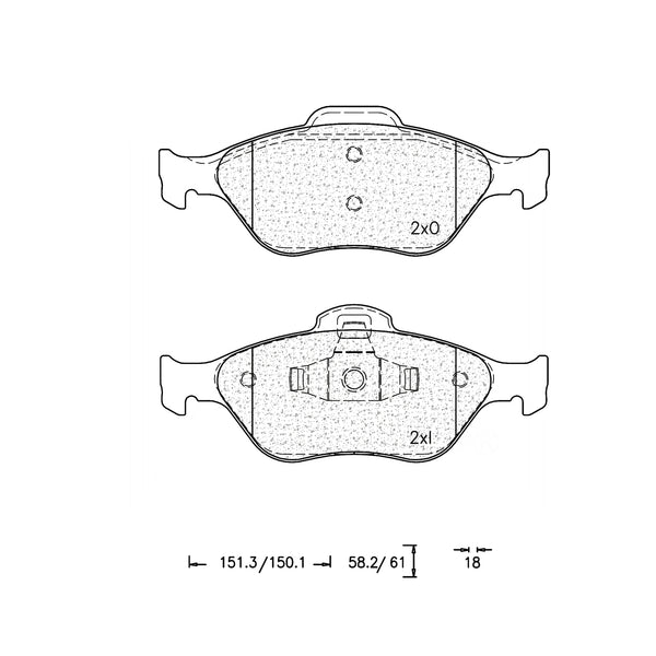 Brake Pad Set - Ate914 (Ate) | Top-Rated Vehicle Accessories at ...