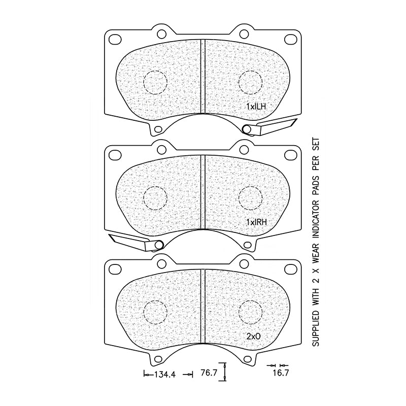 Brake Pad Set - Ate950 (Ate) | Top-Rated Vehicle Accessories at ...