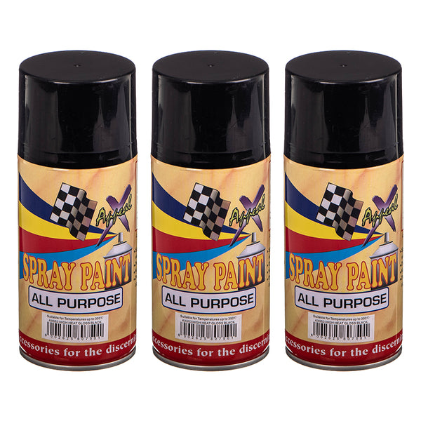 Spray Paint X-Appea High Heat Gloss Black 250 - Ax053 (X-Appeal) For Sale
