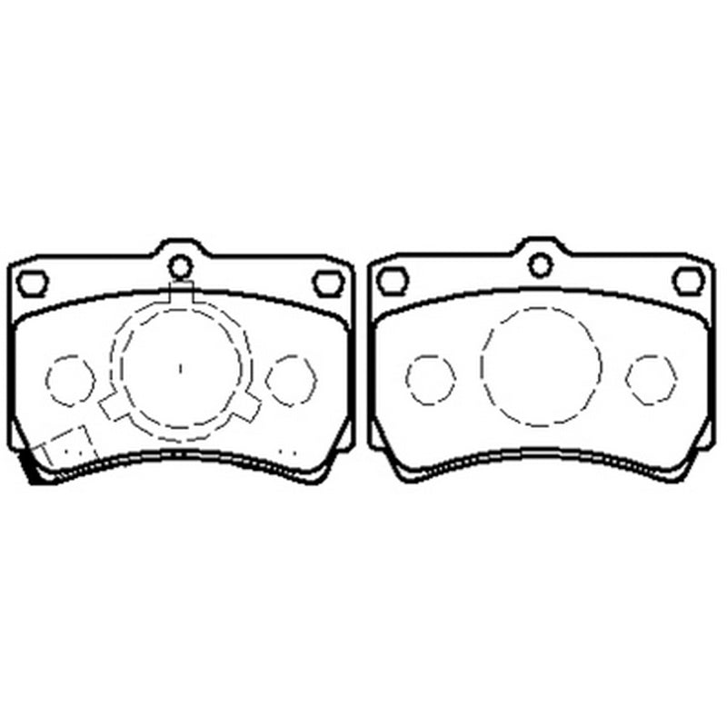 Brake Pad Set - D968 (Uni Brake) | Top-Rated Vehicle Accessories at ...