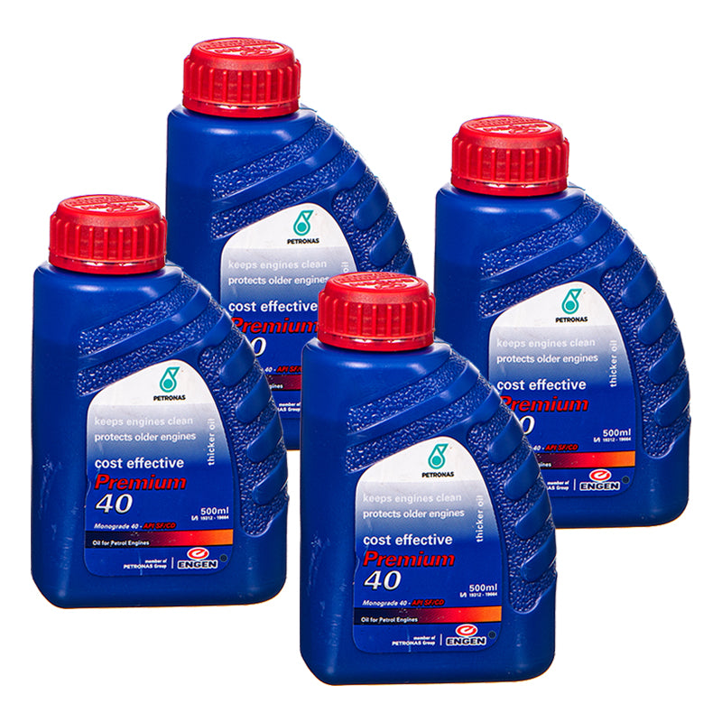 ENGEN PREMIUM MOTOR OIL SAE40 (500ML X 4) | Top-Rated Vehicle ...