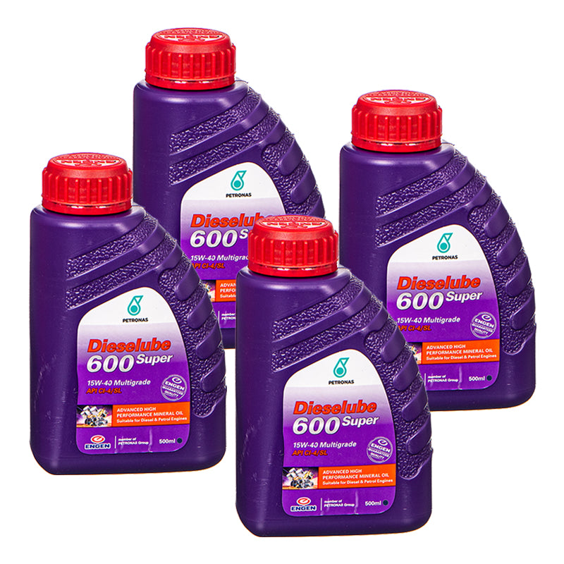 ENGEN DIESELUBE 600 SUPER (500ML X 4) | Top-Rated Vehicle Accessories ...