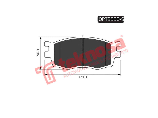 Brake Pad Set - Opt3556-S (Optima) For Sale