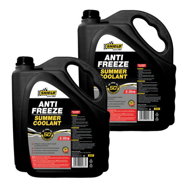 Shield Anti-Freeze Summer Coolant - 5L (Pack Size: 2 ) | Top-Rated ...
